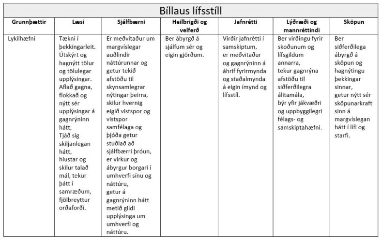 Lokaverkefni byggð á hugmyndum eflandi kennslufræði – Skólaþræðir