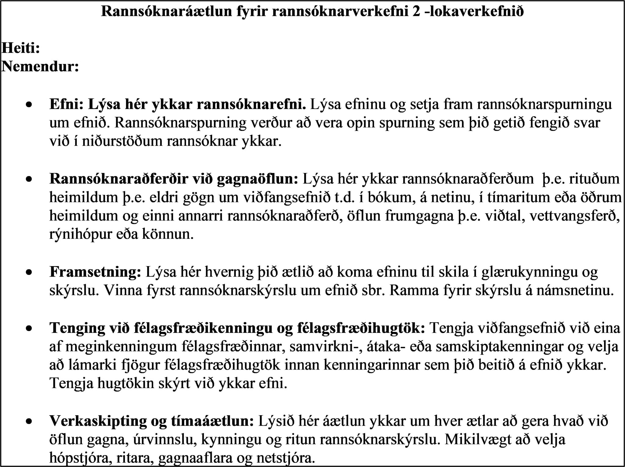 Leiðsagnarnám eykur þátttöku og sjálfræði nemenda í námi sínu – Skólaþræðir